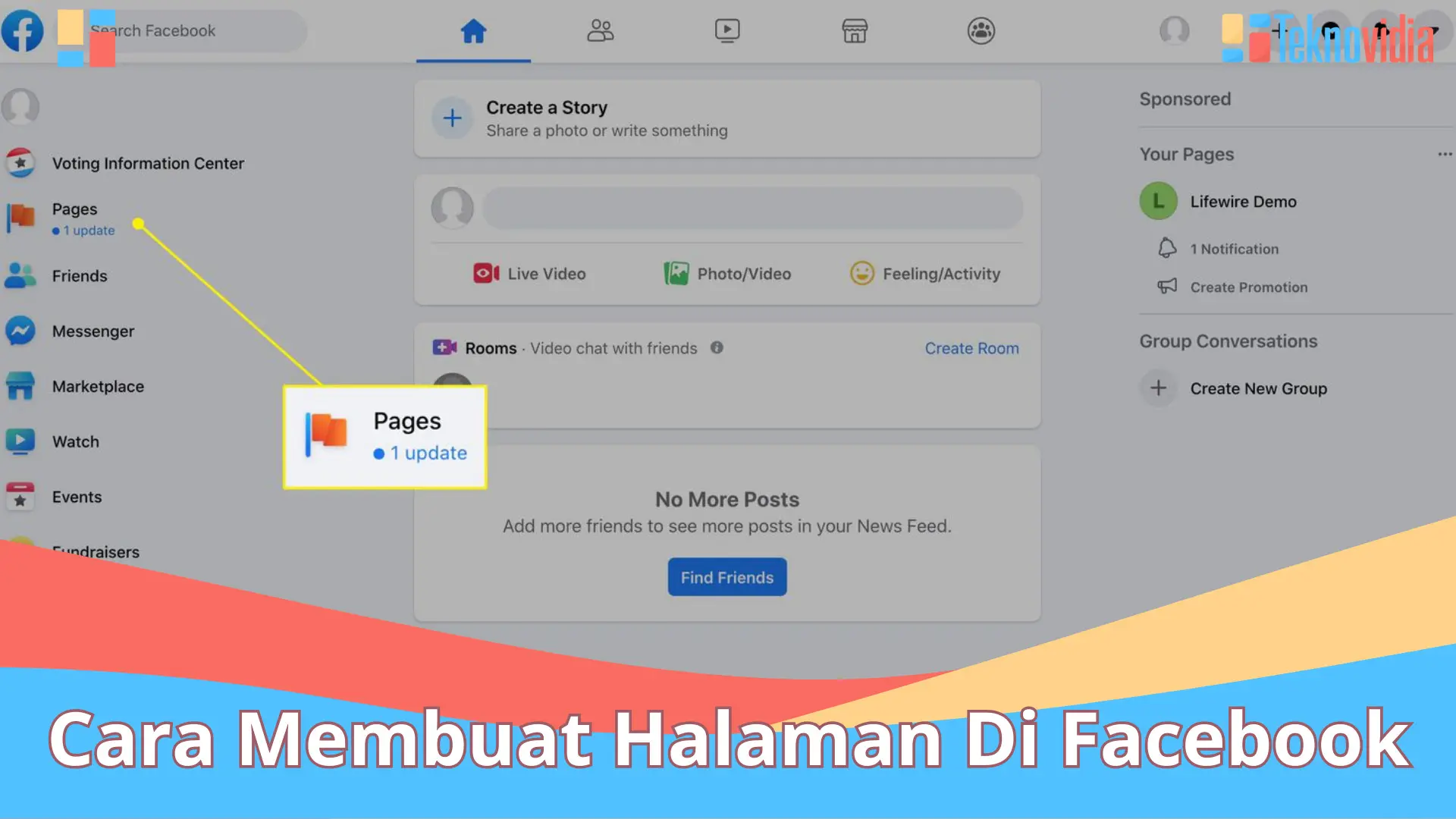 Cara Membuat Halaman Di Facebook : Panduan Lengkap - Teknovidia