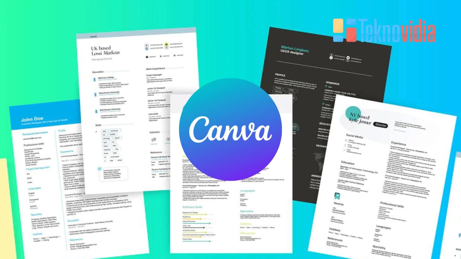 Cara Membuat CV Di Canva, Mudah Dan Menarik! - Teknovidia