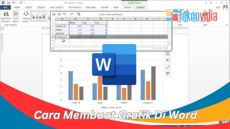 Begini Cara Membuat Grafik Di Word Tanpa Ribet! - Teknovidia