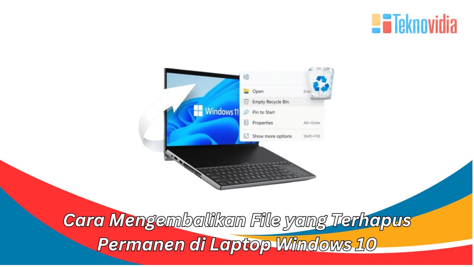 Cara Mengembalikan File Yang Terhapus Permanen Di Laptop Windows 10