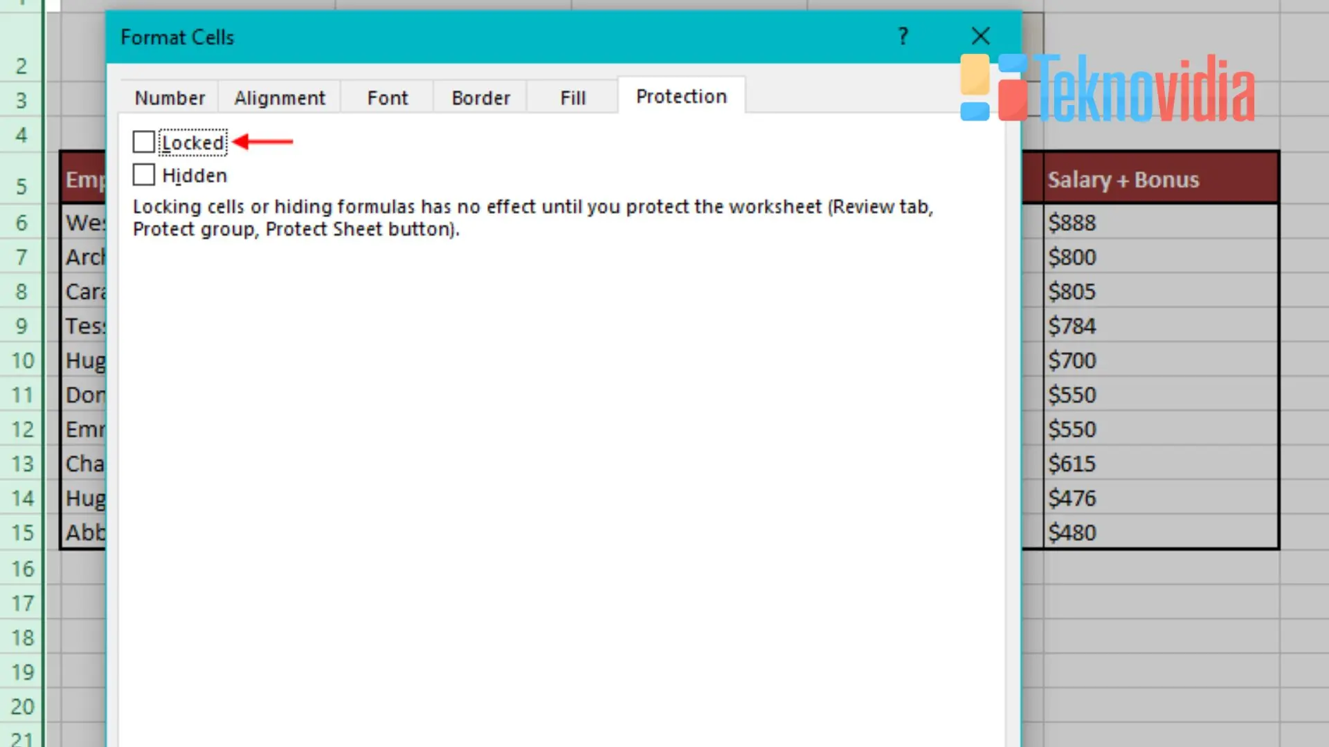 Cara Mengunci Rumus Di Excel Dengan 4 Metode Berbeda - Teknovidia