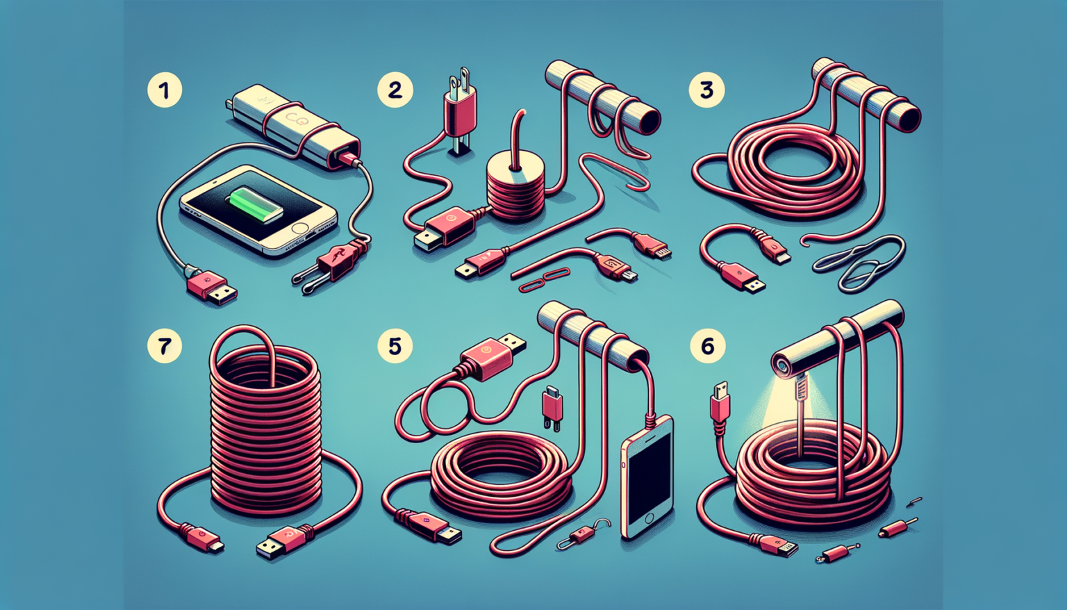 5 Cara Menyimpan Kabel Charger Agar Tidak Mudah Rusak - Teknovidia