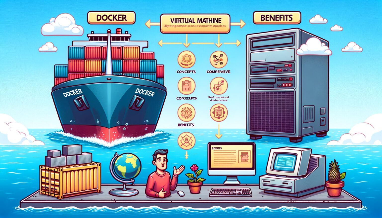 Perbandingan Lengkap Docker dan Virtual Machine: Konsep, Manfaat ...