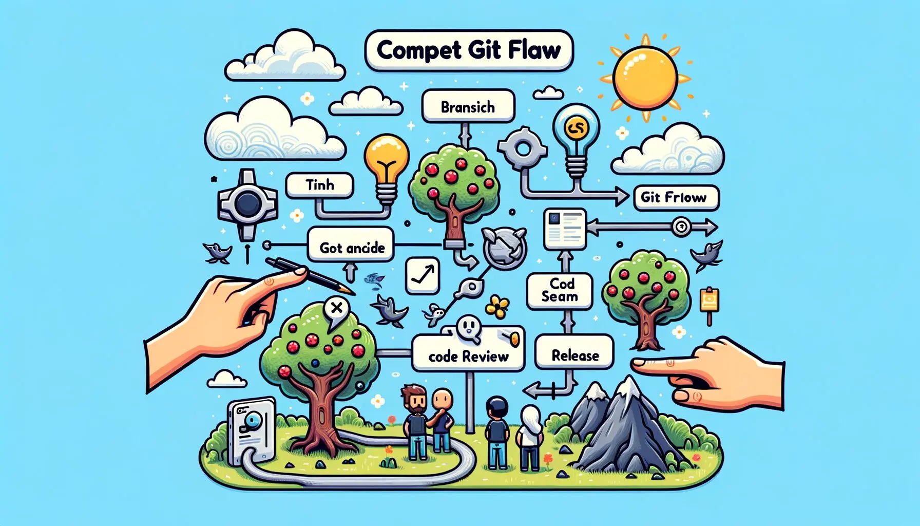 Panduan Lengkap Git Flow untuk Tim Kecil: Branching, Code Review, dan ...