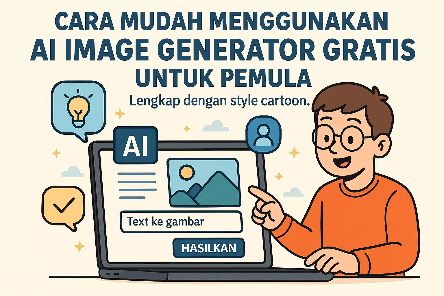 Cara Mudah Menggunakan AI Image Generator Gratis untuk Pemula Lengkap ...
